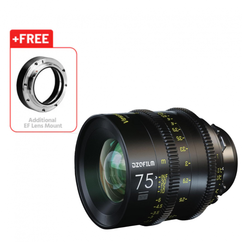 DZOFILM VESPID Prime Full Frame 7-Lens Kit (16, 25, 35, 50, 75, 100 ...