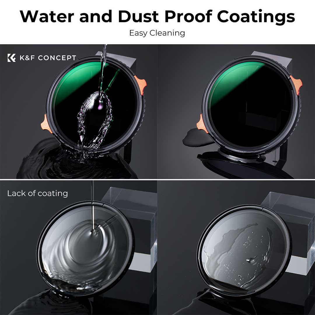 K&F Nano-X, Filter 49-82MM CPL+ND4~64, 2 in 1 Filter, 28 Layer coatings, With orange dial ประกัน ...